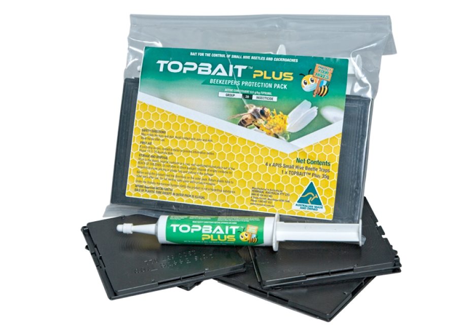 Quality Beekeeping Supplies - Top Bait Plus 35g With Four Beetle Traps
